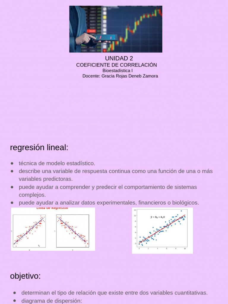Unidad 2. Coeficiente de correlación | PDF | Regresión lineal | Análisis de regresión