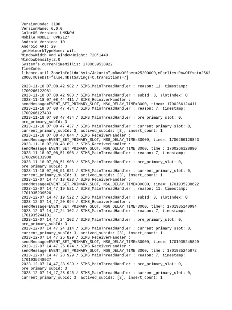 Trace - 2023-11-22 14 - 52 - 10 723 | PDF | Operating System Families ...
