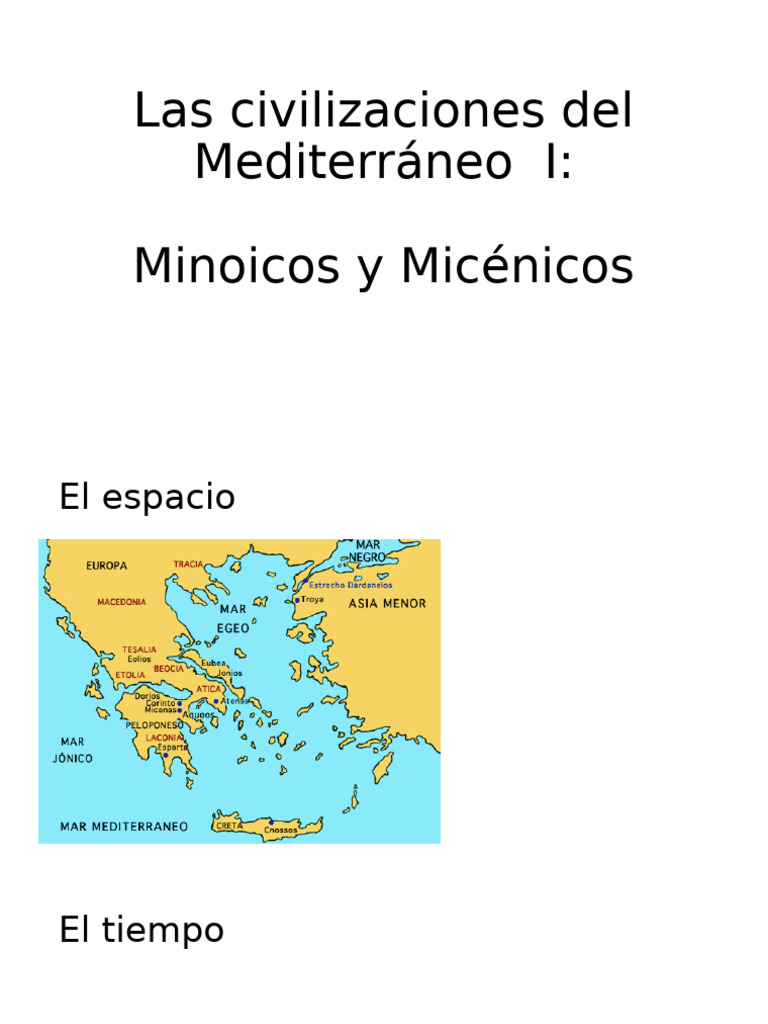 Minoicos y Micénicos | PDF | Grecia micénica | Creta