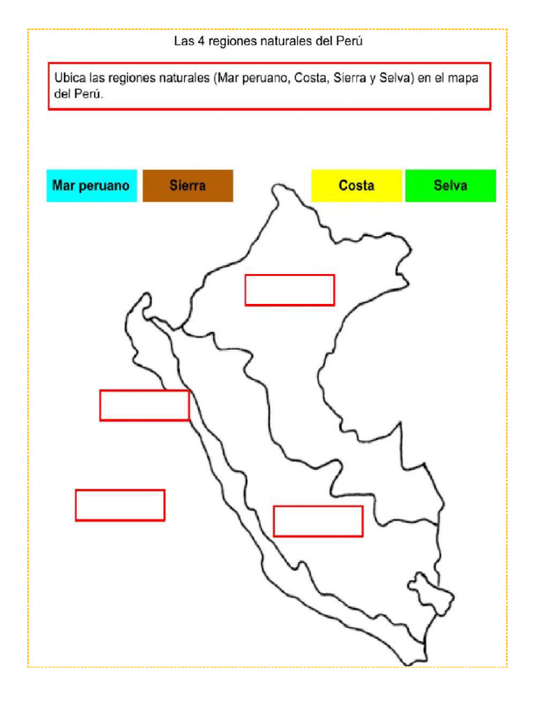 Mapa de La Region Naturales | PDF
