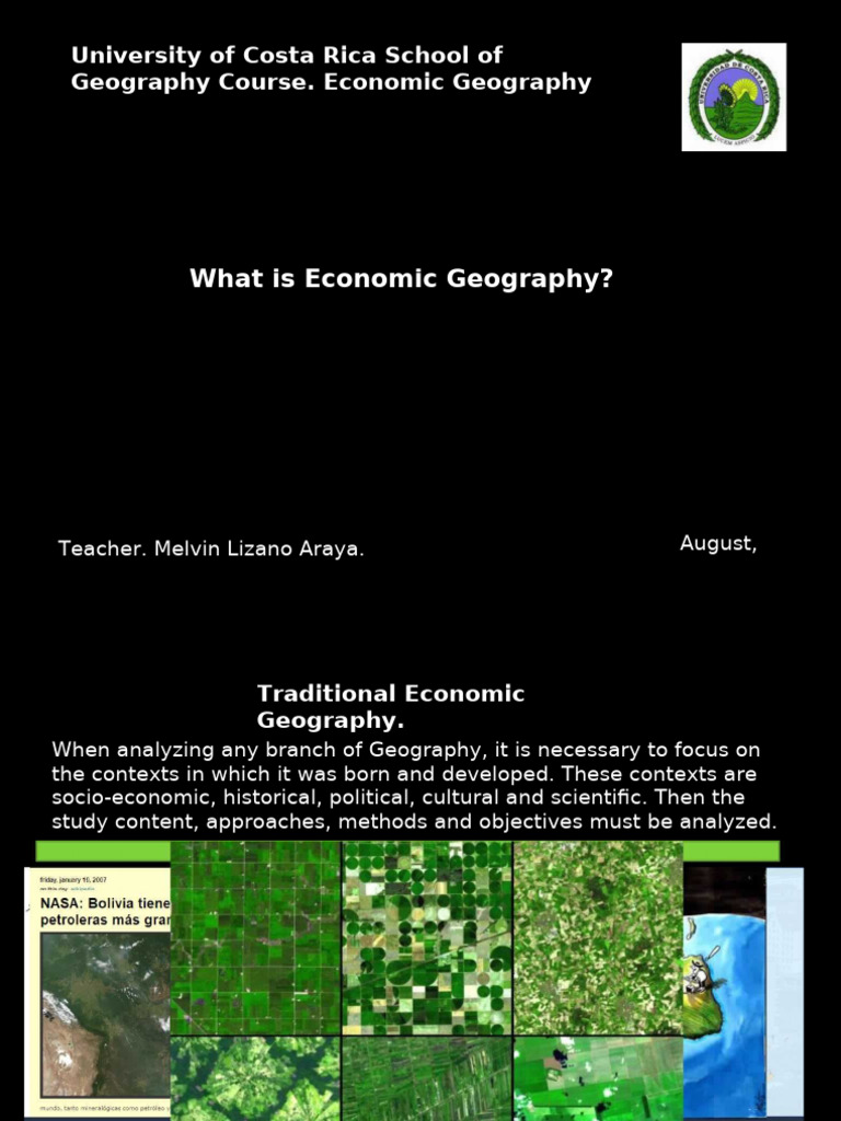 What is Economic Geography? | PDF | Geography | Economics