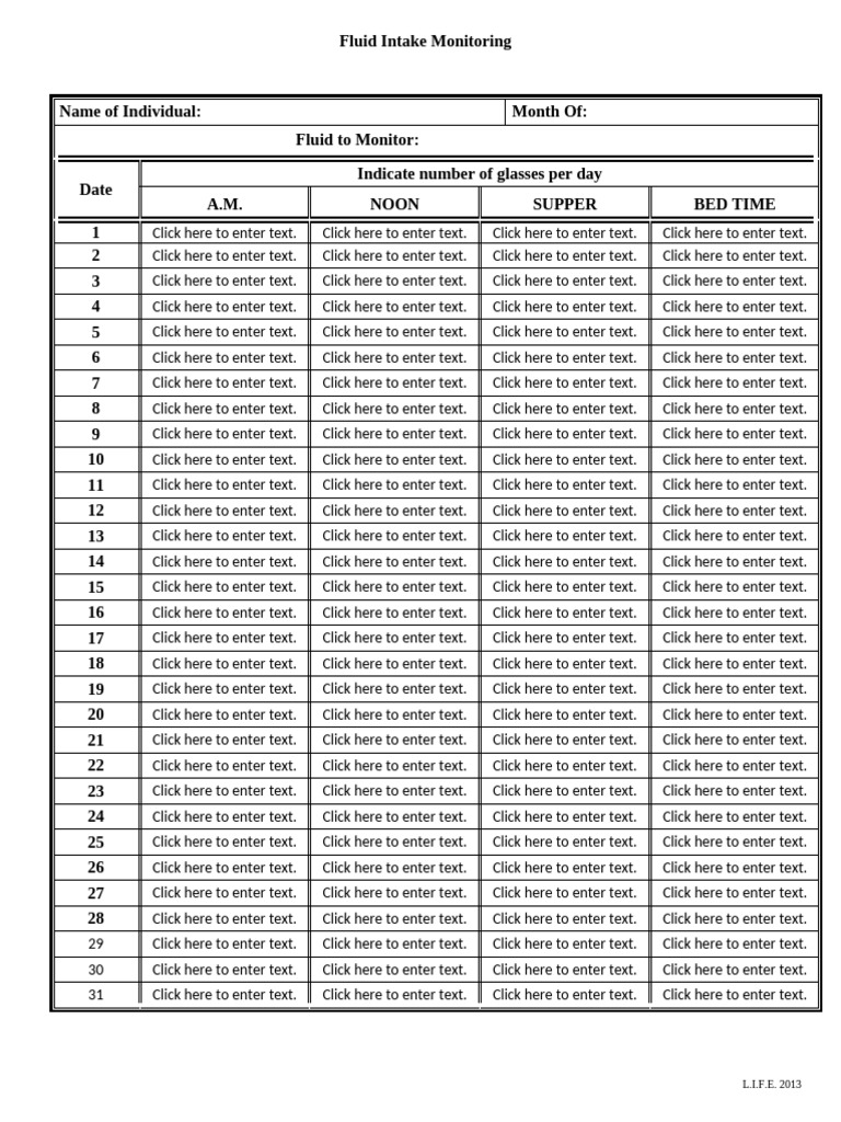 Fluid Intake Monitoring TP | PDF