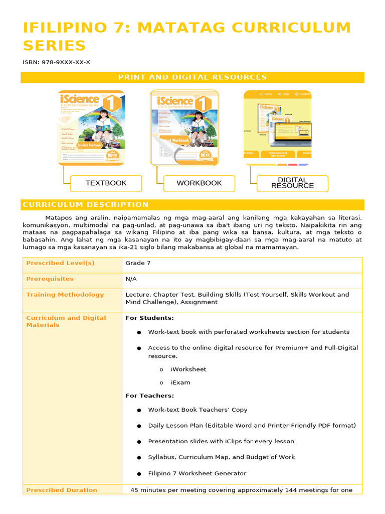 Filipino Bow Baitang 7 | PDF