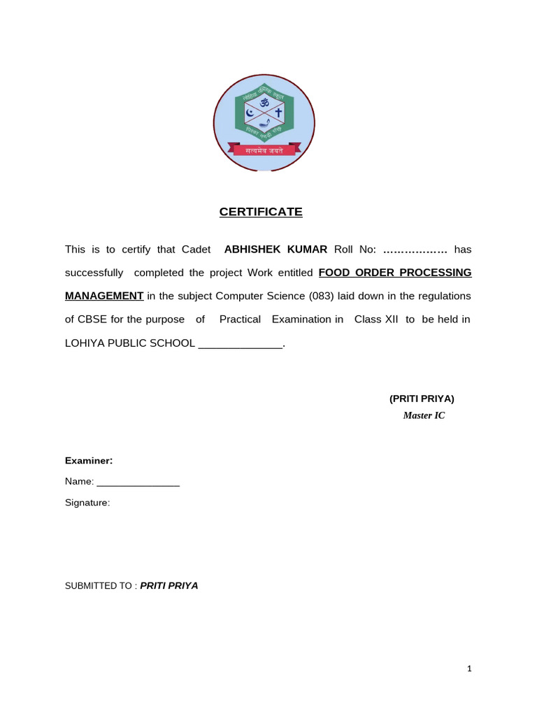 6058 Food Order Processing Management | PDF | Software Testing | System