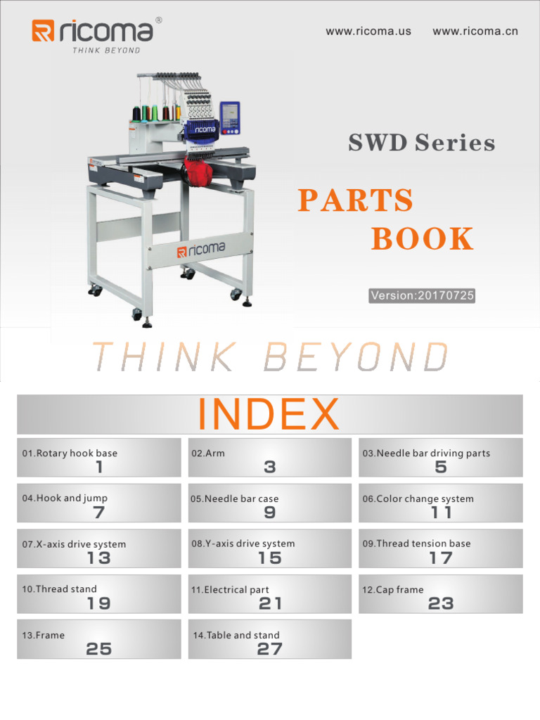 SWD_katalog_zapchastyn | PDF | Sewing Machine | Manufactured Goods