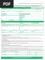 Travel Guard Insurance Claim Form | PDF | Insurance | Baggage