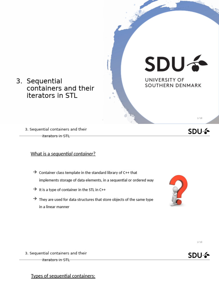Sequential Containers And Their Iterators In Stl Pdf Computing 4495