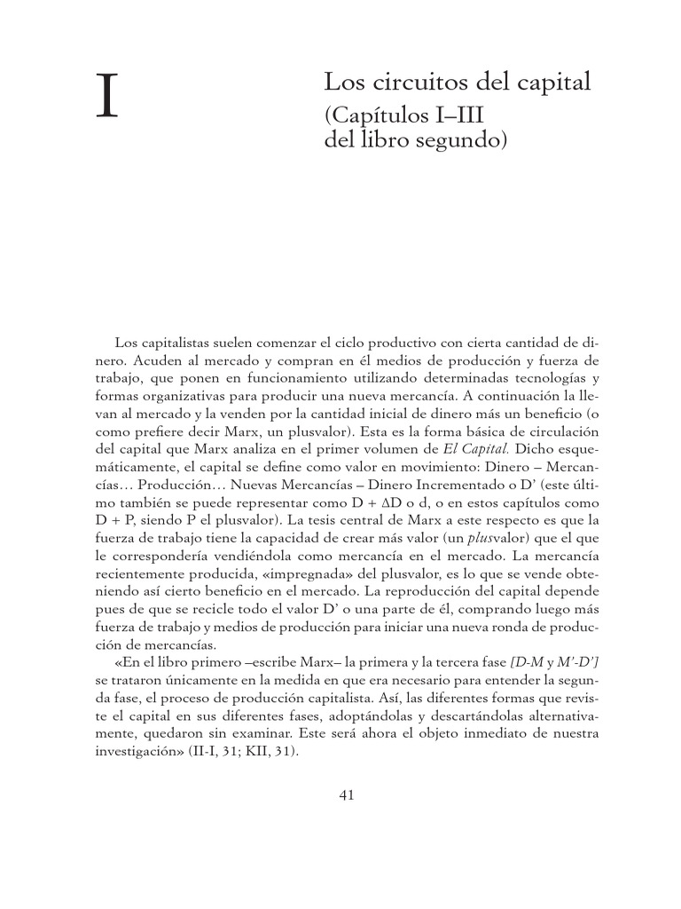 Harvey David Guía de El Capital Libro 2 Cap 01 Los Circuitos Del Capital | PDF | Capital ...