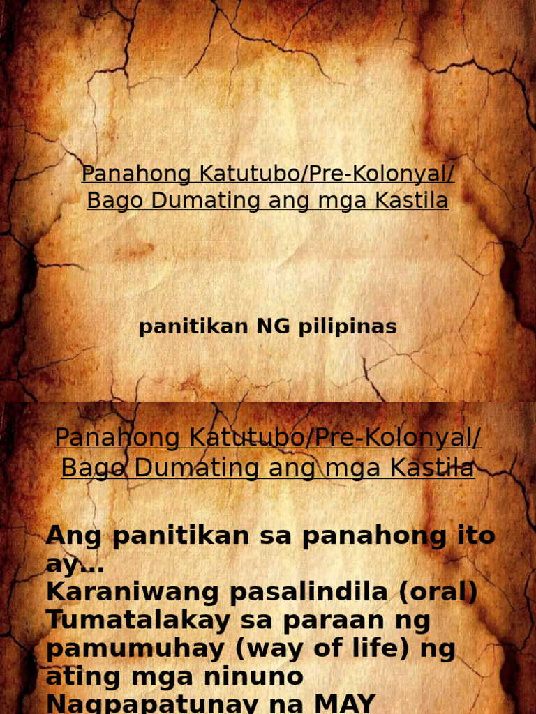 Sinaunang Panitikan | PDF