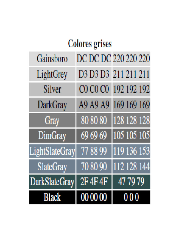 colores_grises | PDF