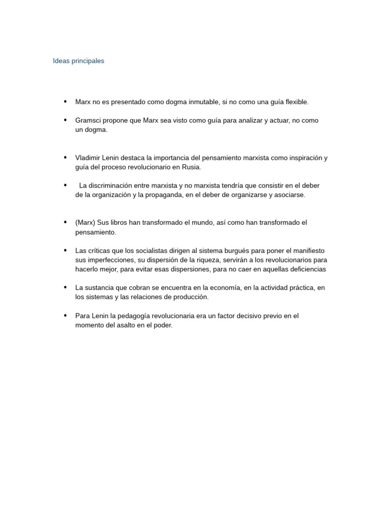 Marx y Gramsci: Guías Revolucionarias | PDF | marxismo | Karl Marx