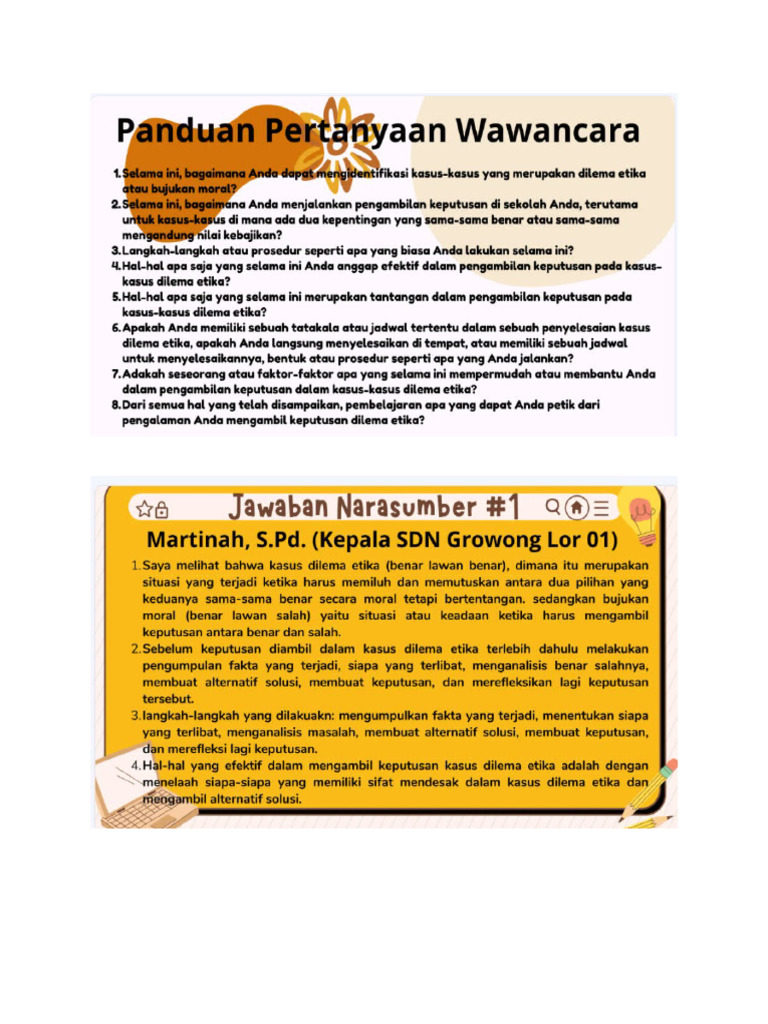 Contoh Demonstrasi Kontektual Modul 3.1 | PDF