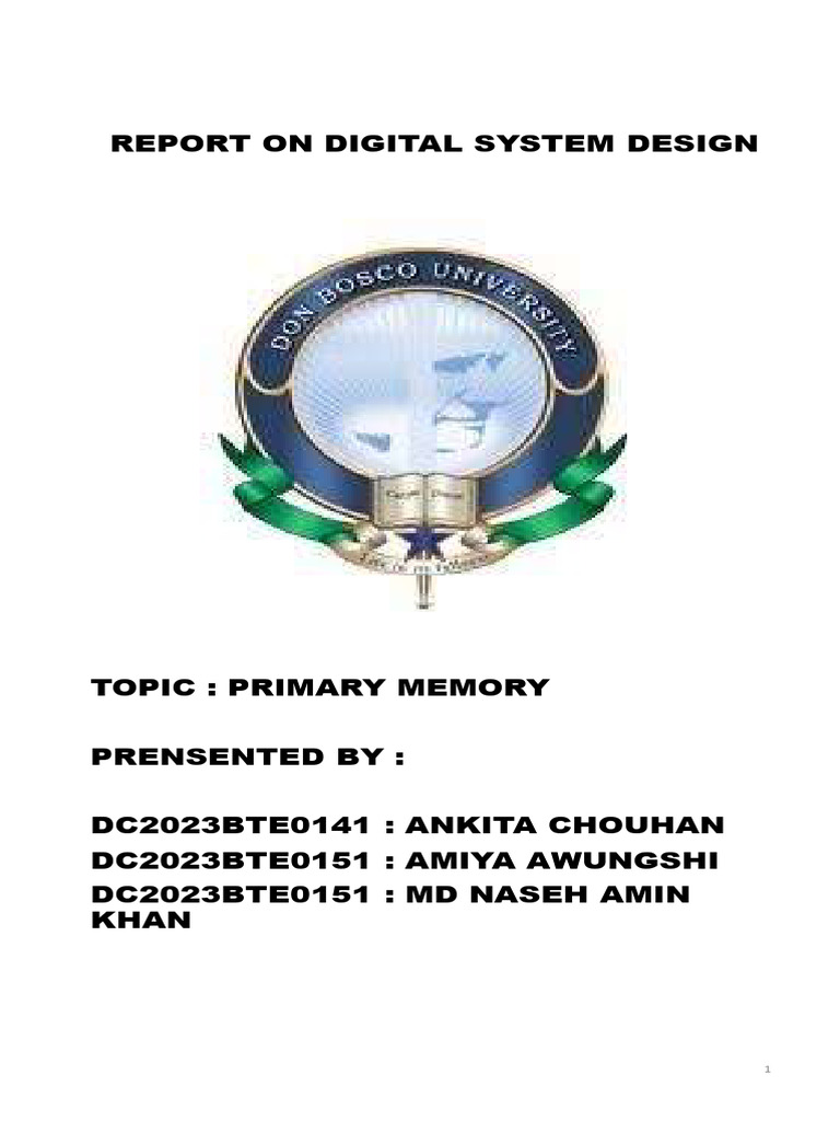 DSD Presentation | PDF | Read Only Memory | Random Access Memory