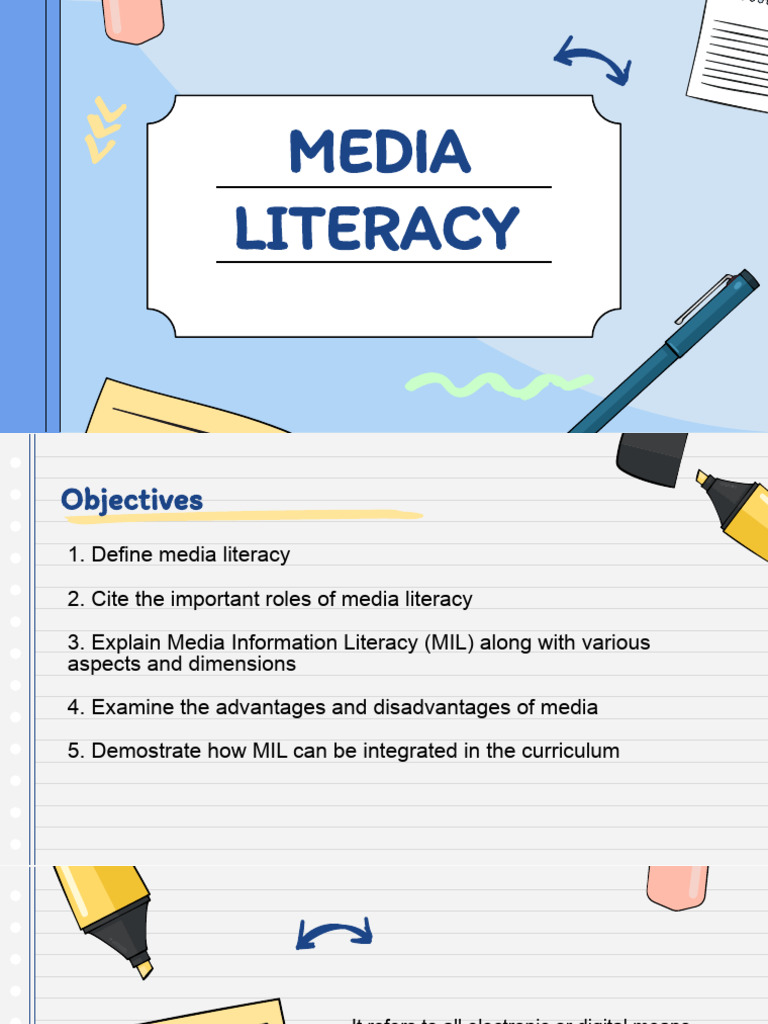 Module 5 Media Literacy Autosaved | PDF | Information Literacy | Literacy