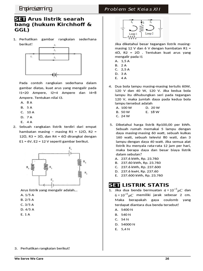Problem Set (31 July) | PDF