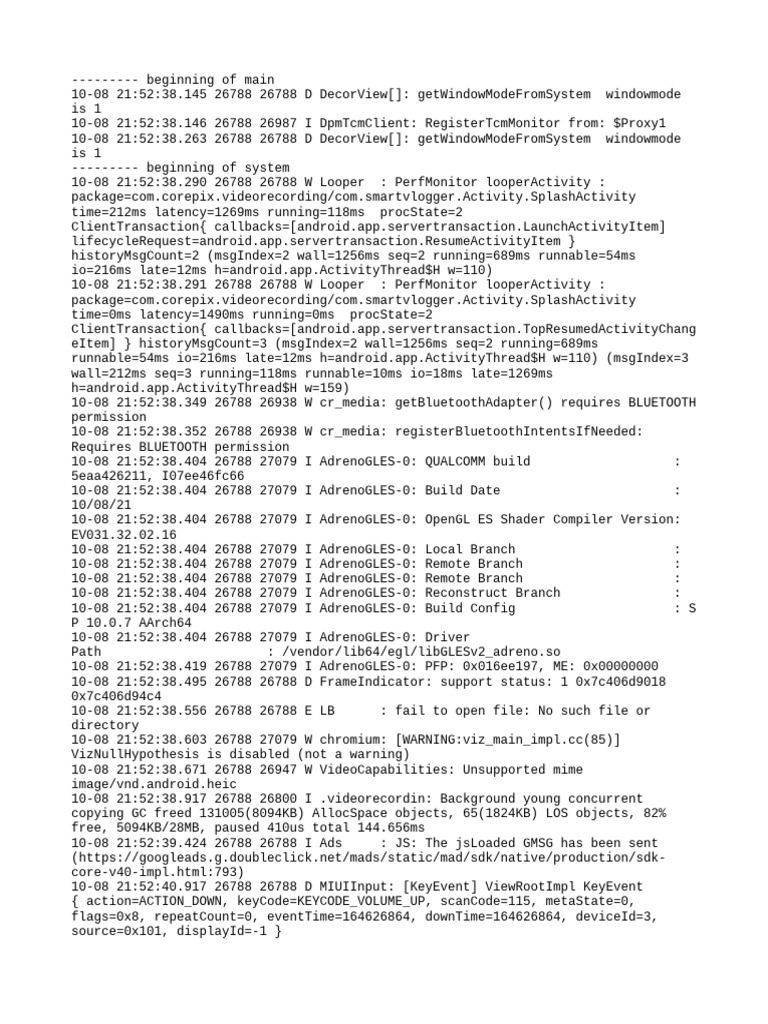 logcat_1728445958052 | PDF | 3 D Computer Graphics | Computer Graphics
