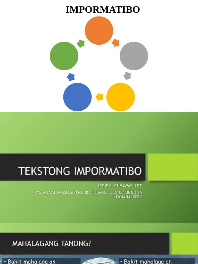 Tekstong Impormatibo 24 25 | PDF