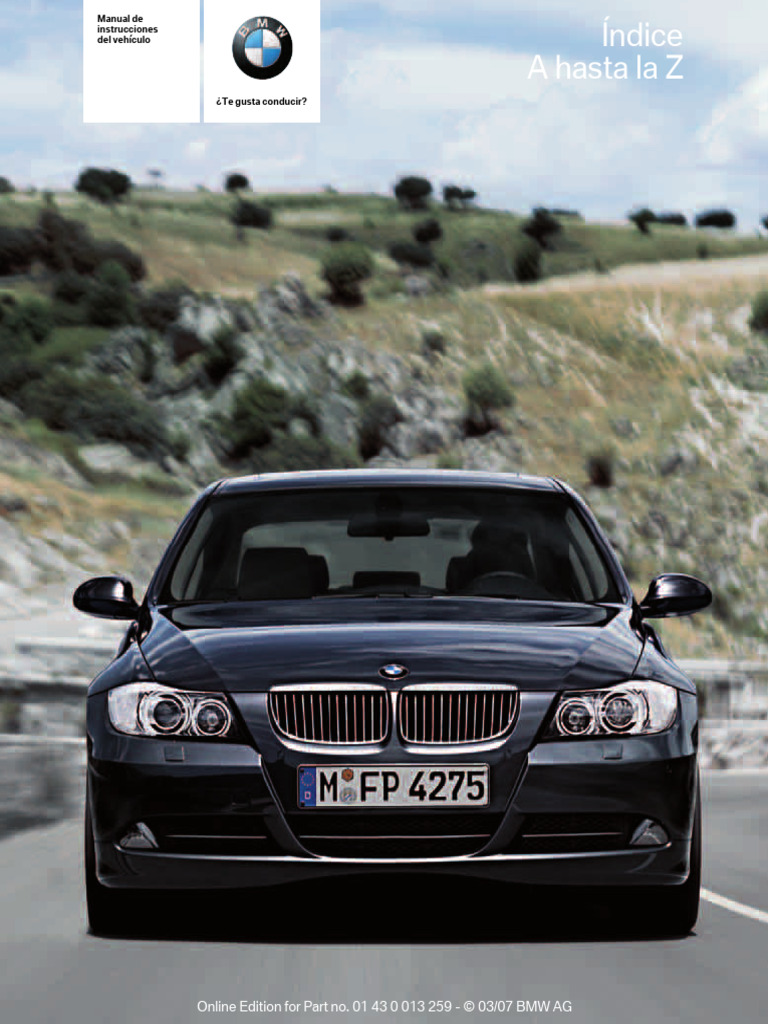 Manual de Usuario 325i - E90 | PDF | Control remoto | BMW