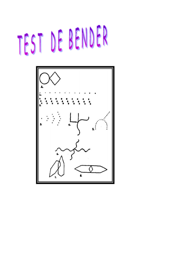 Evaluación Visomotora con el Test Bender | PDF | Percepción | Cerebro