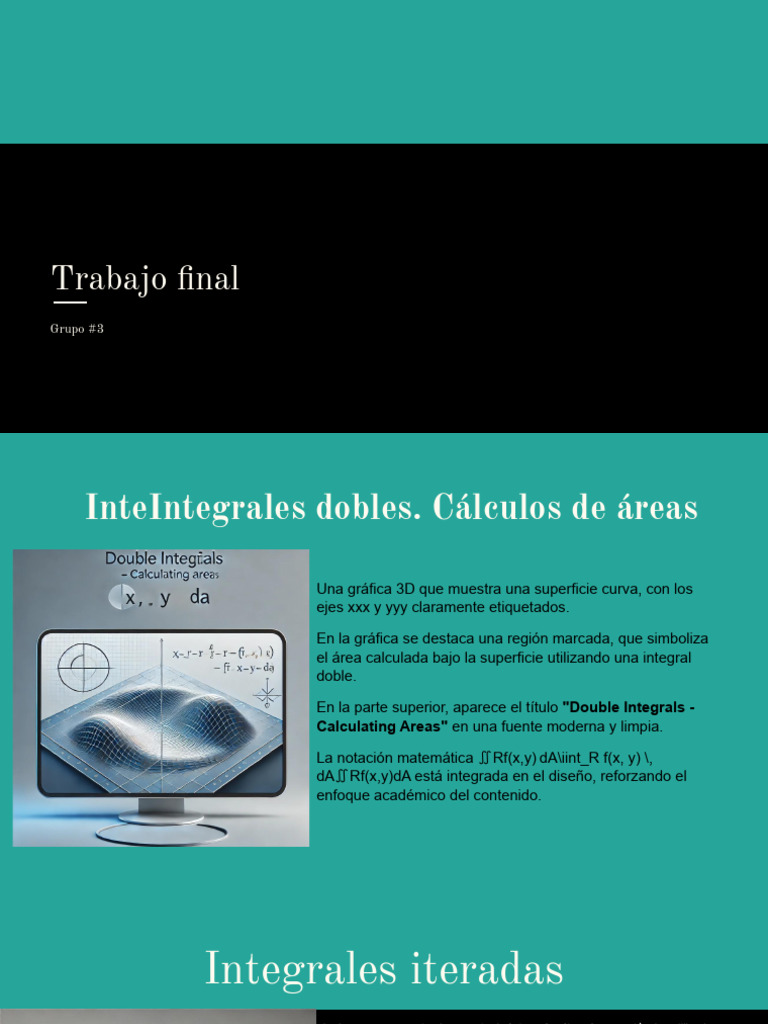 Presentación Final - Grupo #3 - Calculo Vectorial | PDF | Integral | Vector Euclidiano