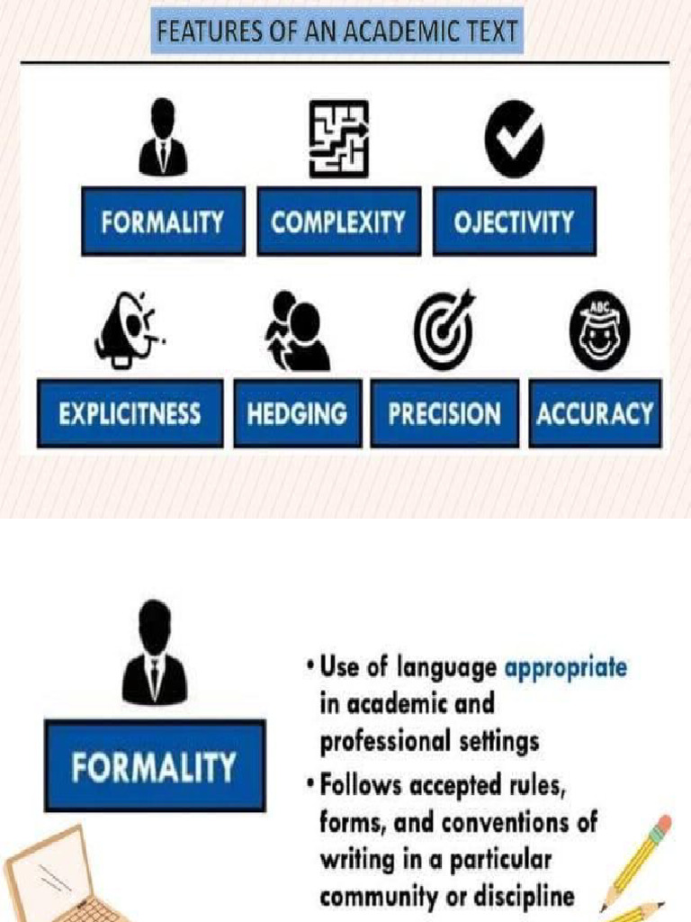 features of academic writing - Copy | PDF