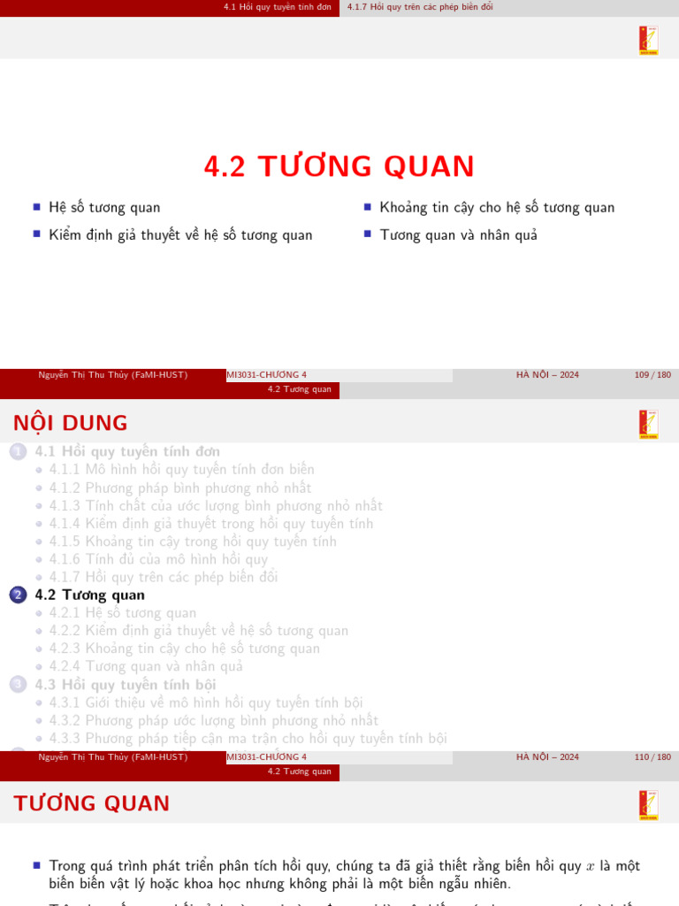 MI3031-Chap4-4.2-Tương quan | PDF