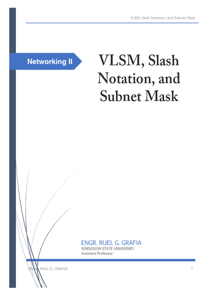 Variable-Scale-Subnet-Mask | PDF | Ip Address | Network Layer Protocols