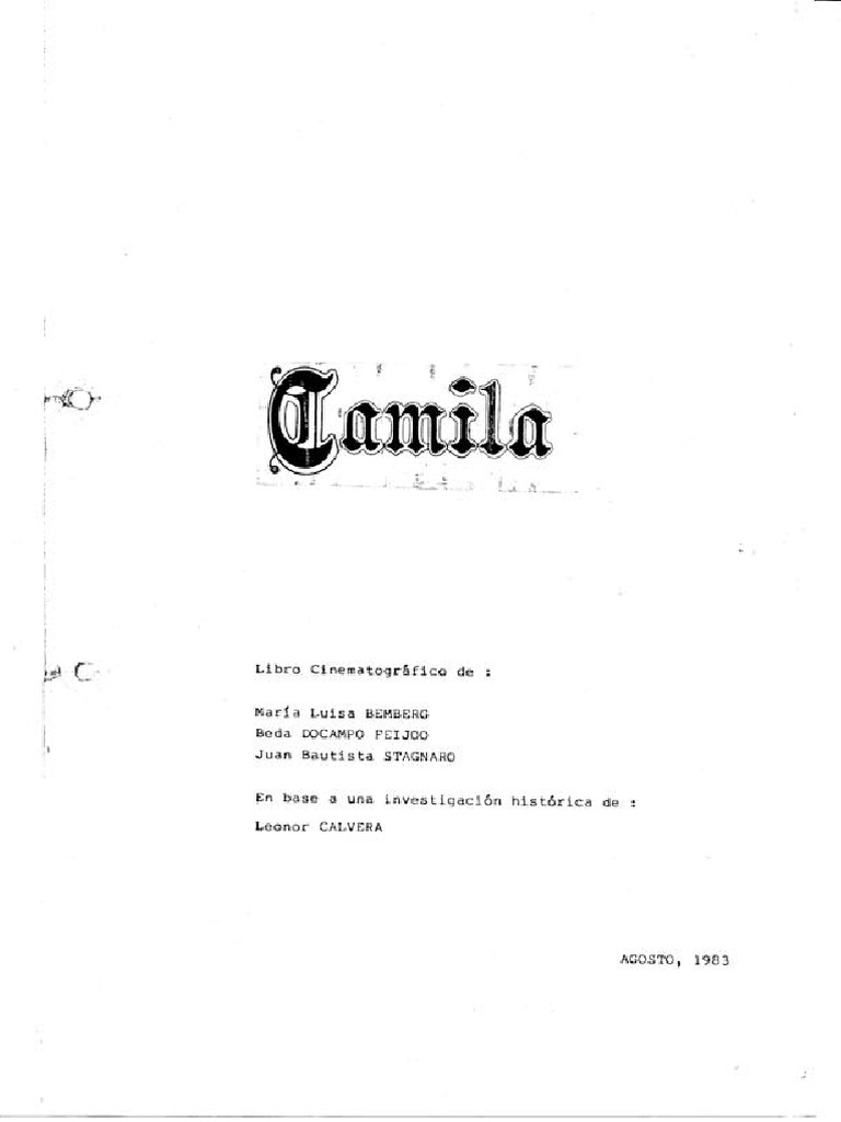 Camila | PDF