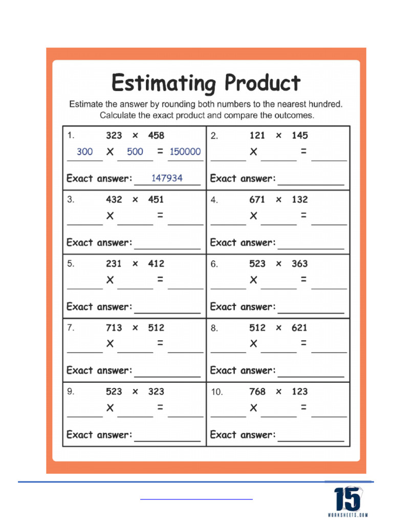 11.1 Multiplication Estimation | PDF
