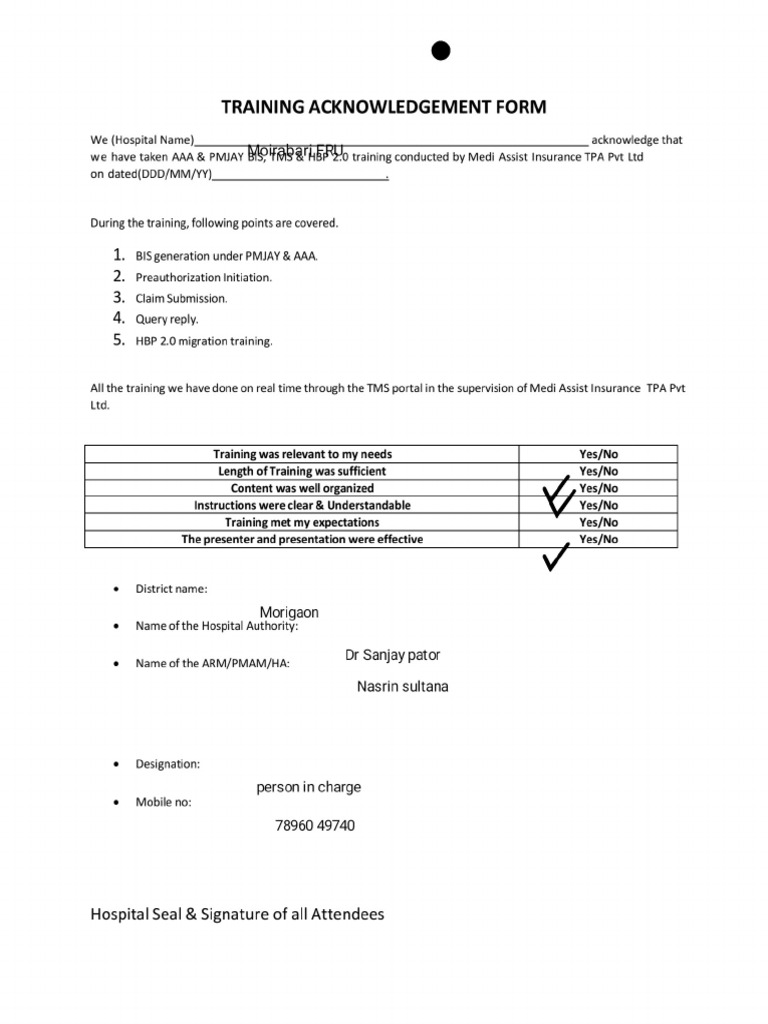 TRAINING ACKNOWLEDGEMENT FORM (Updated) - Edit - 12-08-2024 - 17.39.25 ...