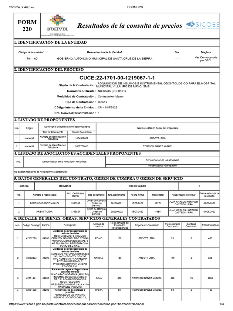 30 Form 220 | PDF