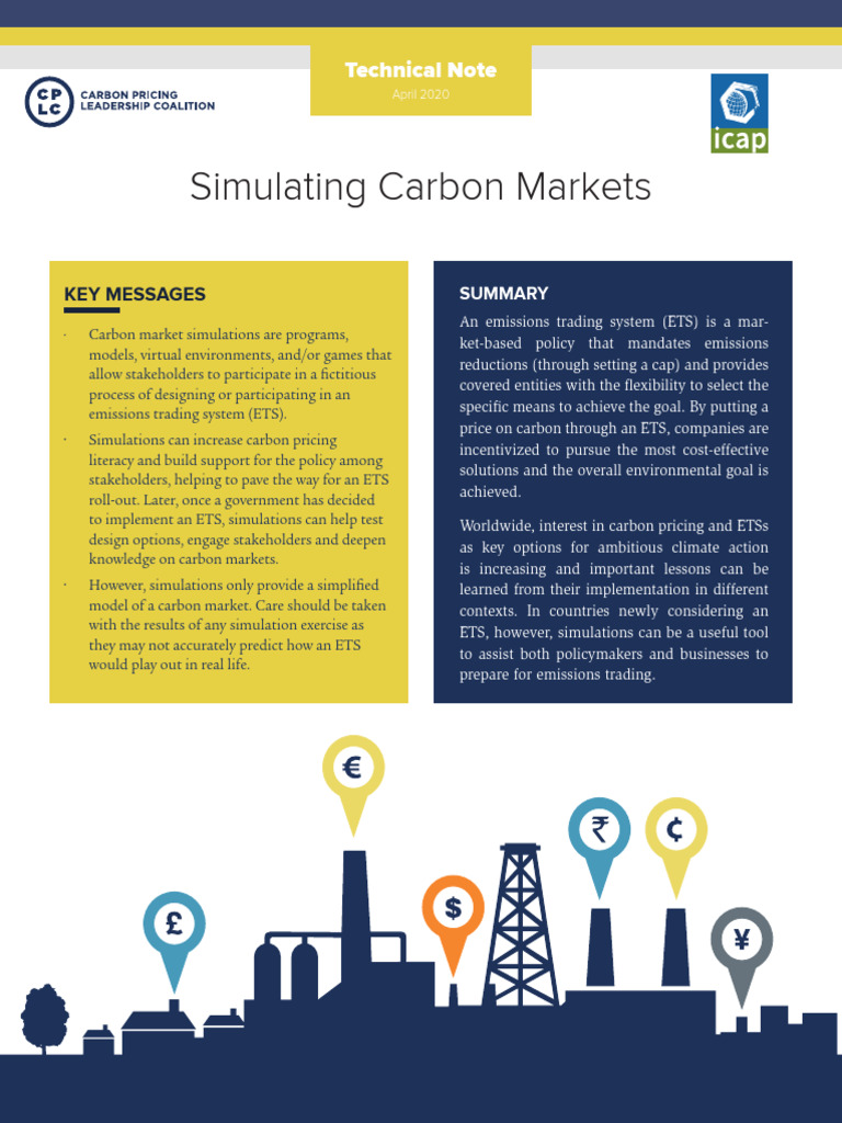 Carbon Market Simulations Guide | PDF | Simulation | Policy