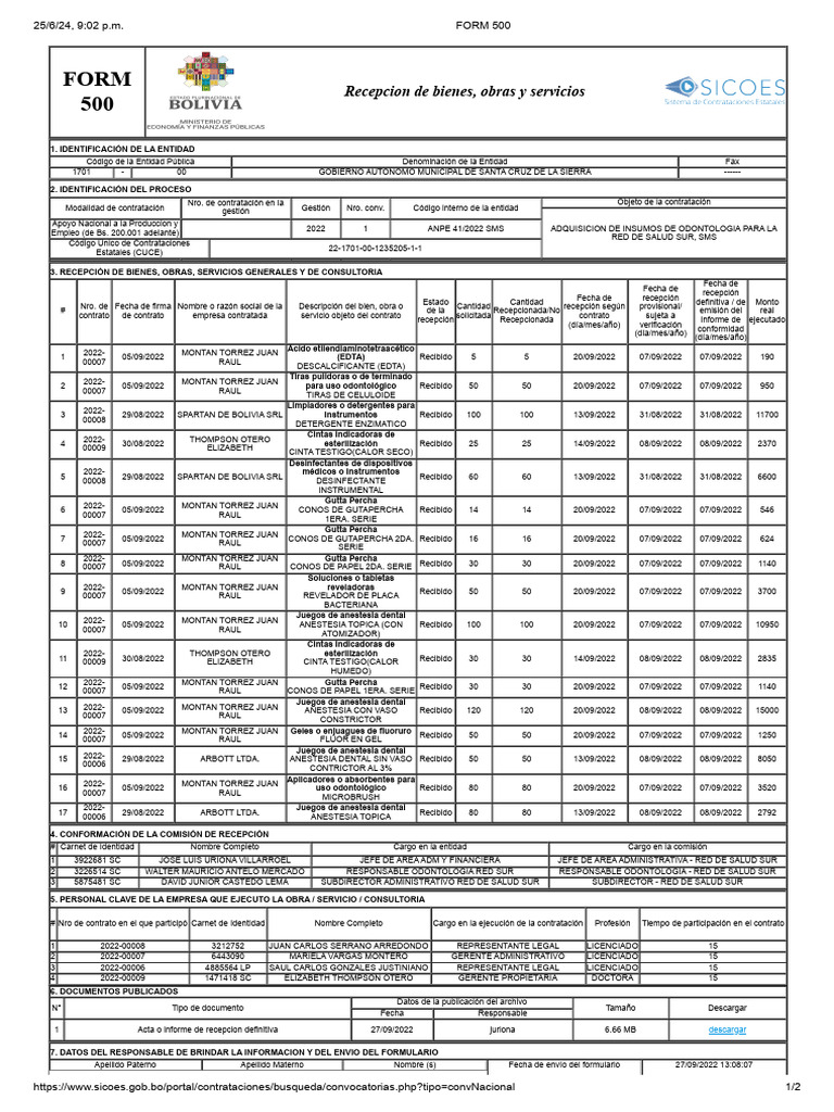 28 Form 500 | PDF