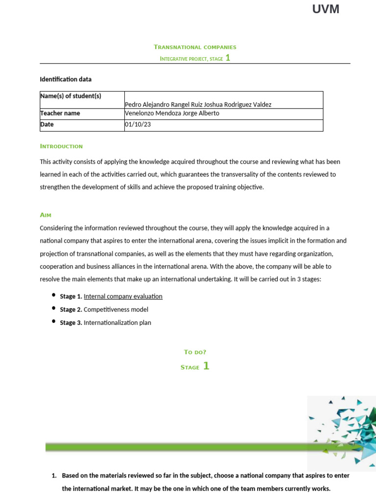 Comex Group: International Expansion Strategy | PDF | Market (Economics ...