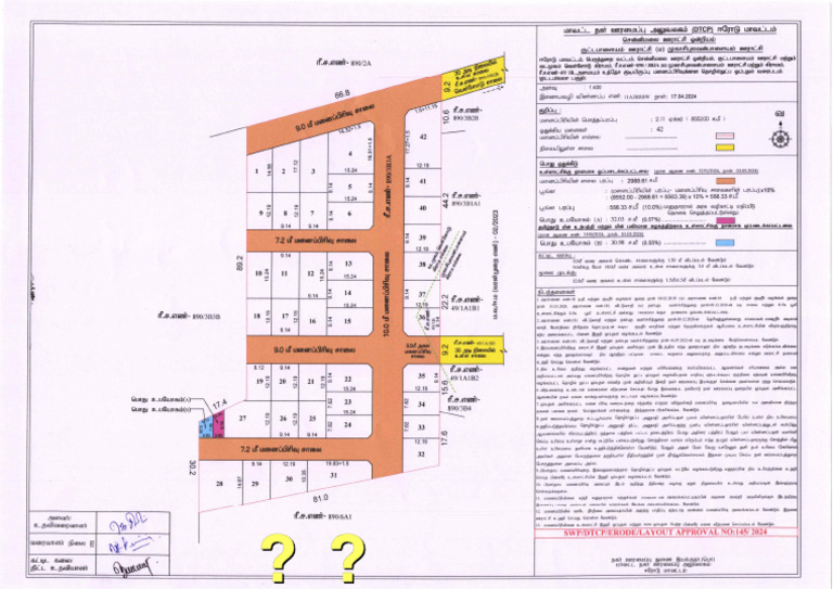 Final Layout Approval Map Vellode Ph 1 | PDF