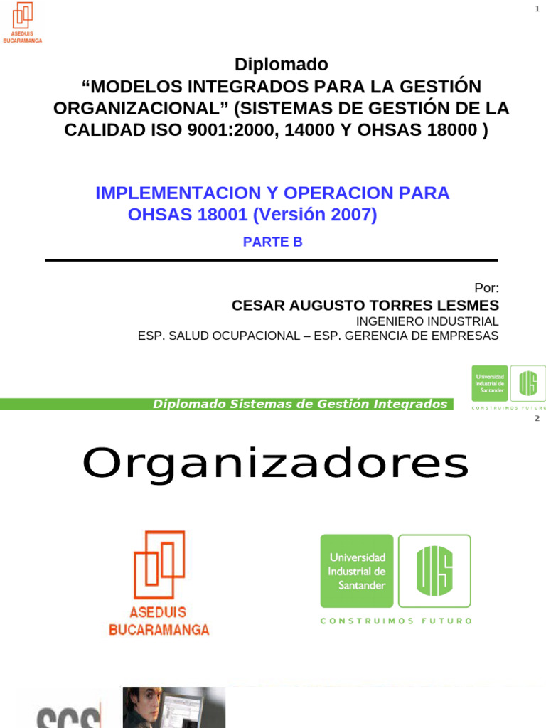 Implementación y Operación UIS | PDF | Riesgo | Calidad (comercial)