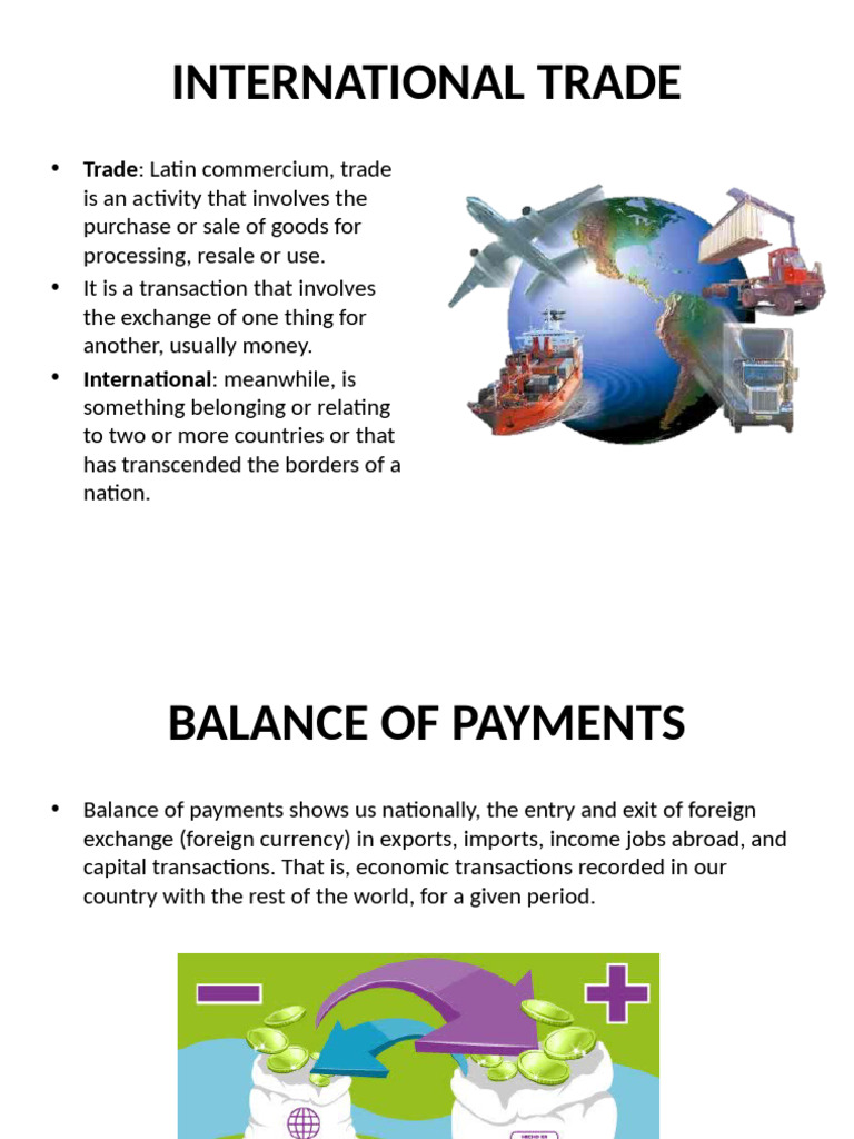 Understanding International Trade Basics | PDF