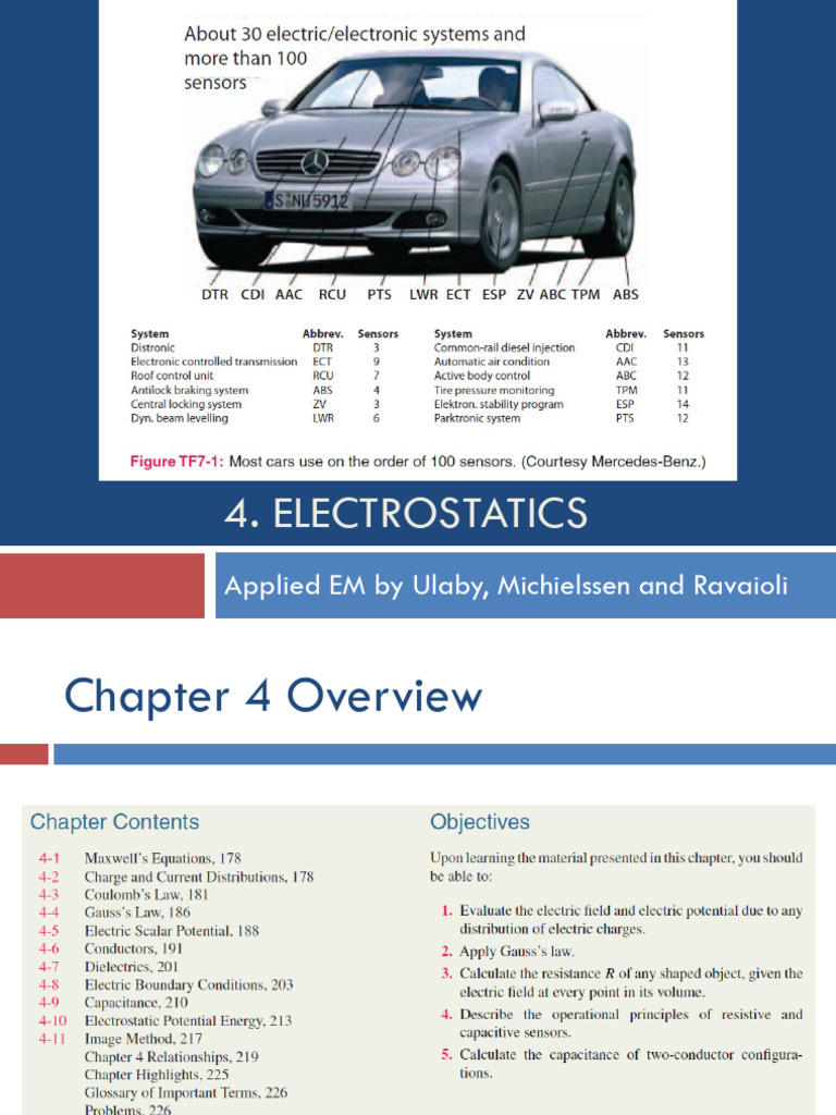 AppliedEMch4 | PDF | Capacitor | Electric Field