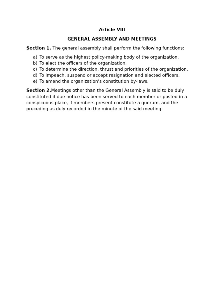 Article Viii Cbl | PDF