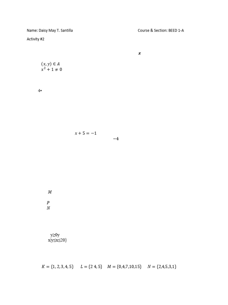 Activity 2 - SANTILLA DAISY MAY T - BEED 1 A | PDF
