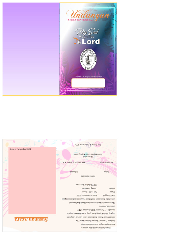 Cetak Undangan - Edit | PDF
