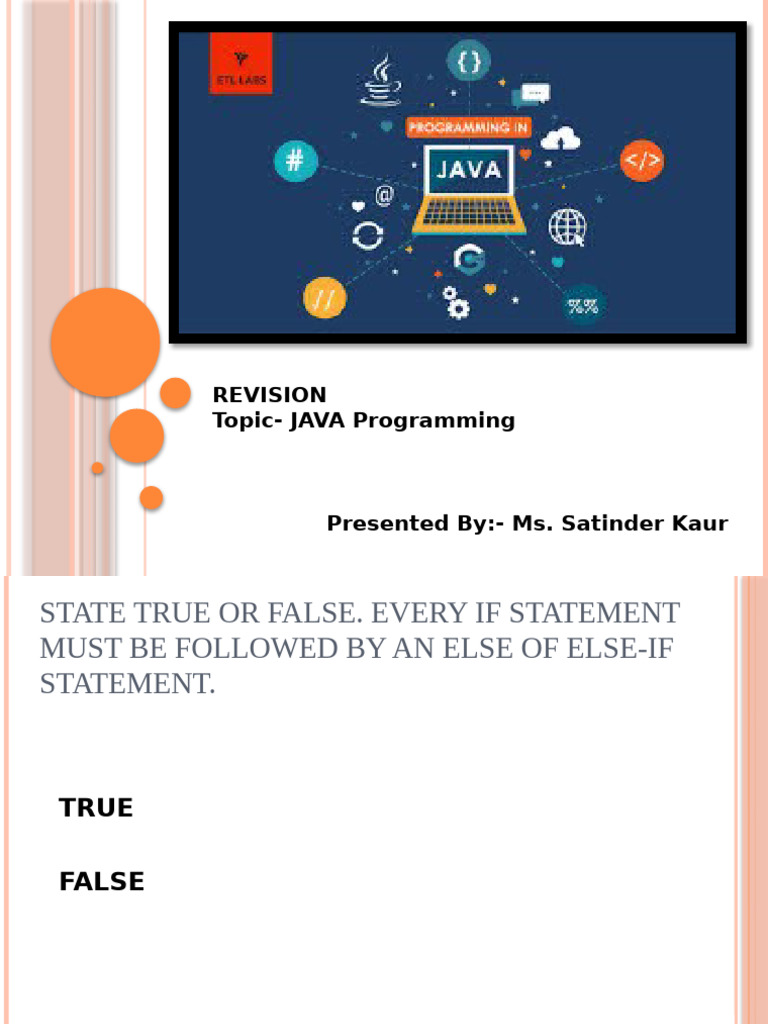 Programming Skills | PDF | Control Flow | Object Oriented Programming