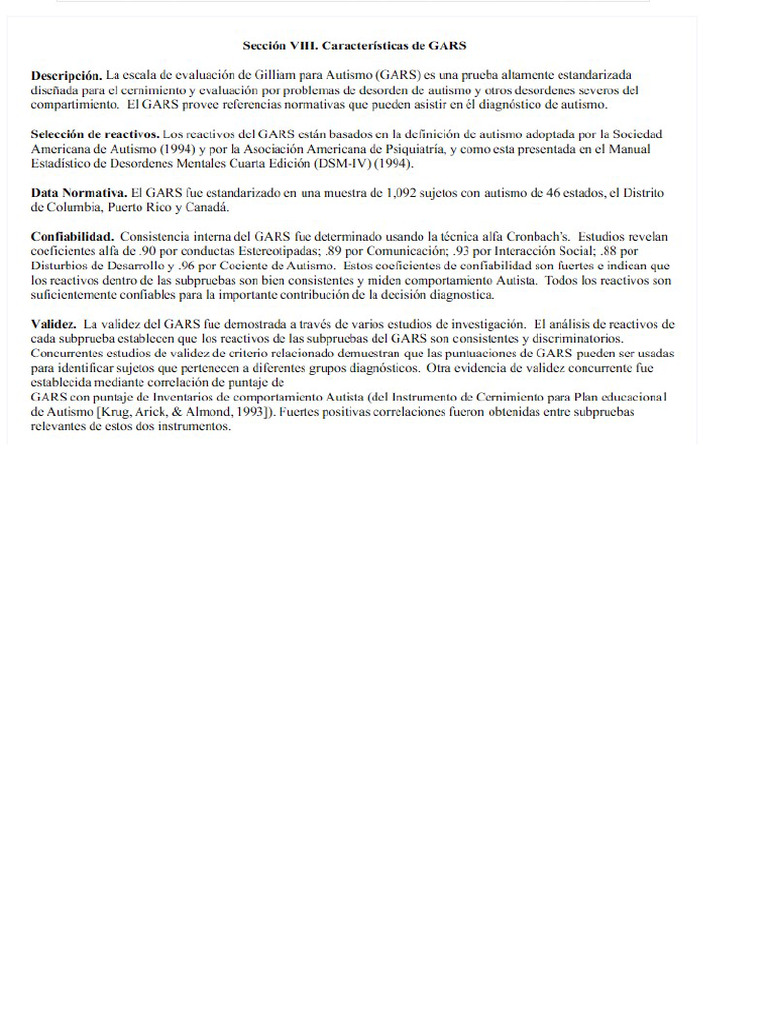 GARS 2 Ficha Tecnica | PDF