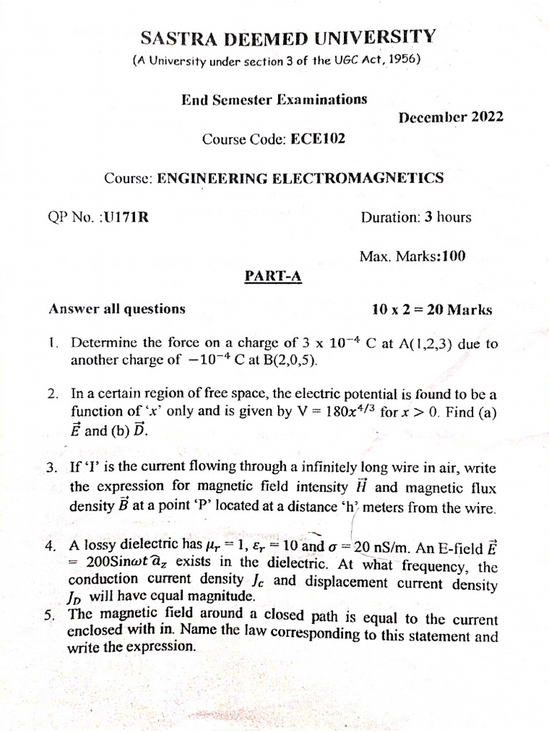 ECE102 DEC 2022 | PDF