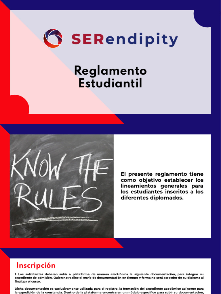 Reglamento Estudiantil | PDF | Aprendizaje