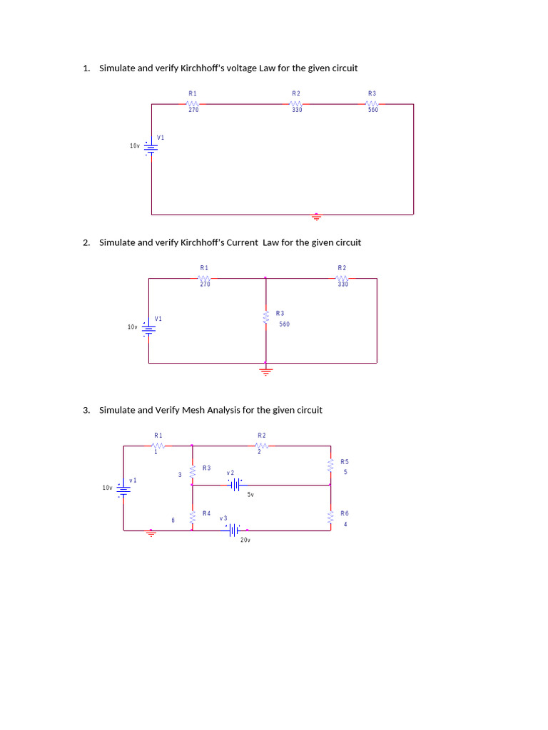 Model Questions of Circuit Lab | PDF | Electrical Network | Computer ...