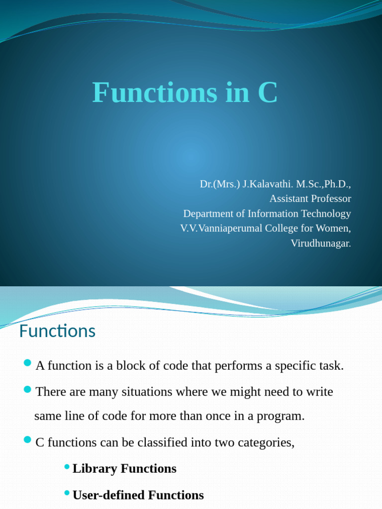 Functionsinc 200305065757 | PDF | Parameter (Computer Programming) | Programming Paradigms