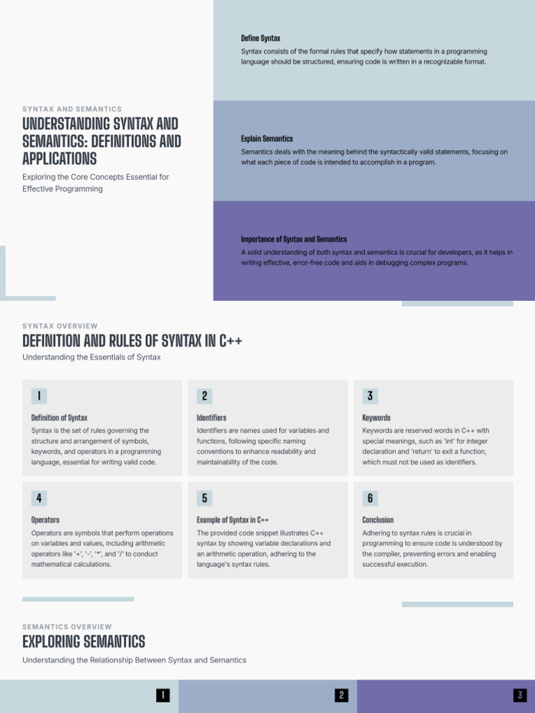 Understanding Syntax and Semanti | PDF