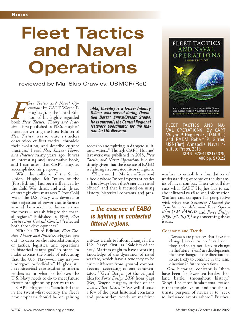 Fleet Tactics and Littoral Warfare Insights | PDF | Navies | United ...