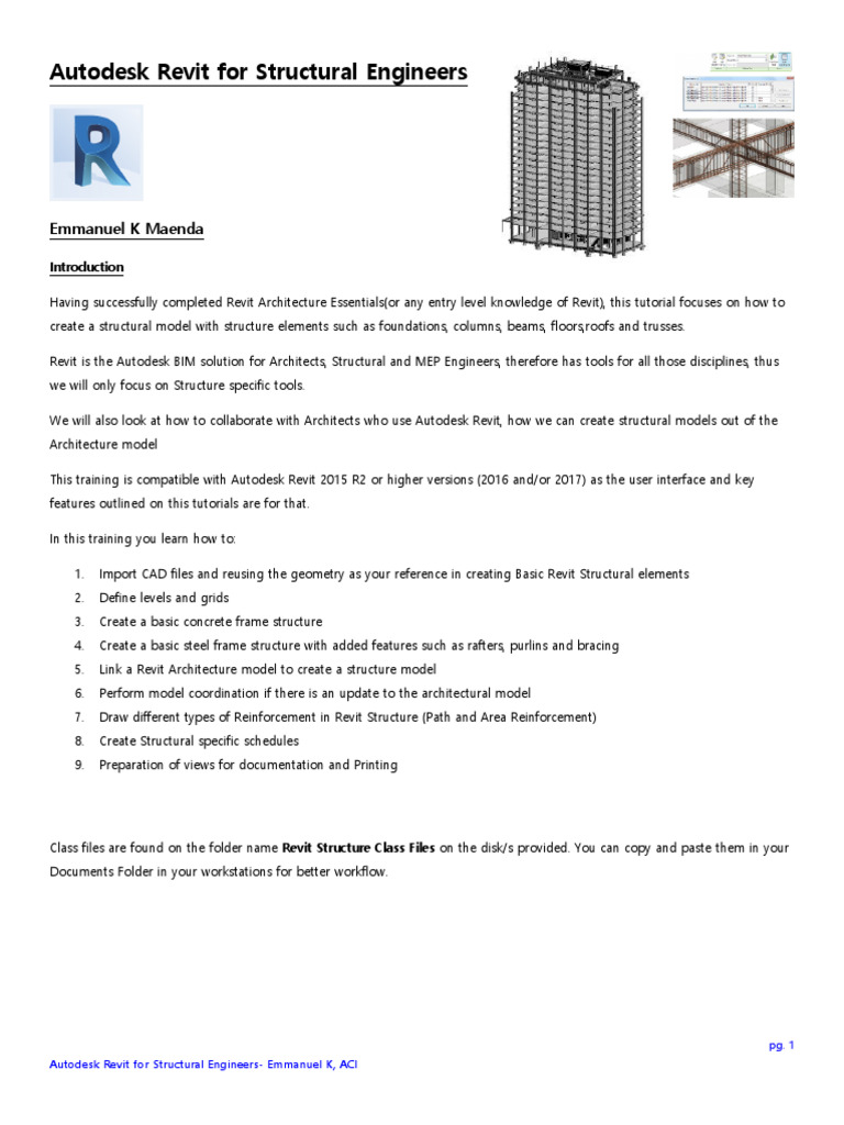 Revit Structural Modeling Guide | PDF | Autodesk Revit | Stairs